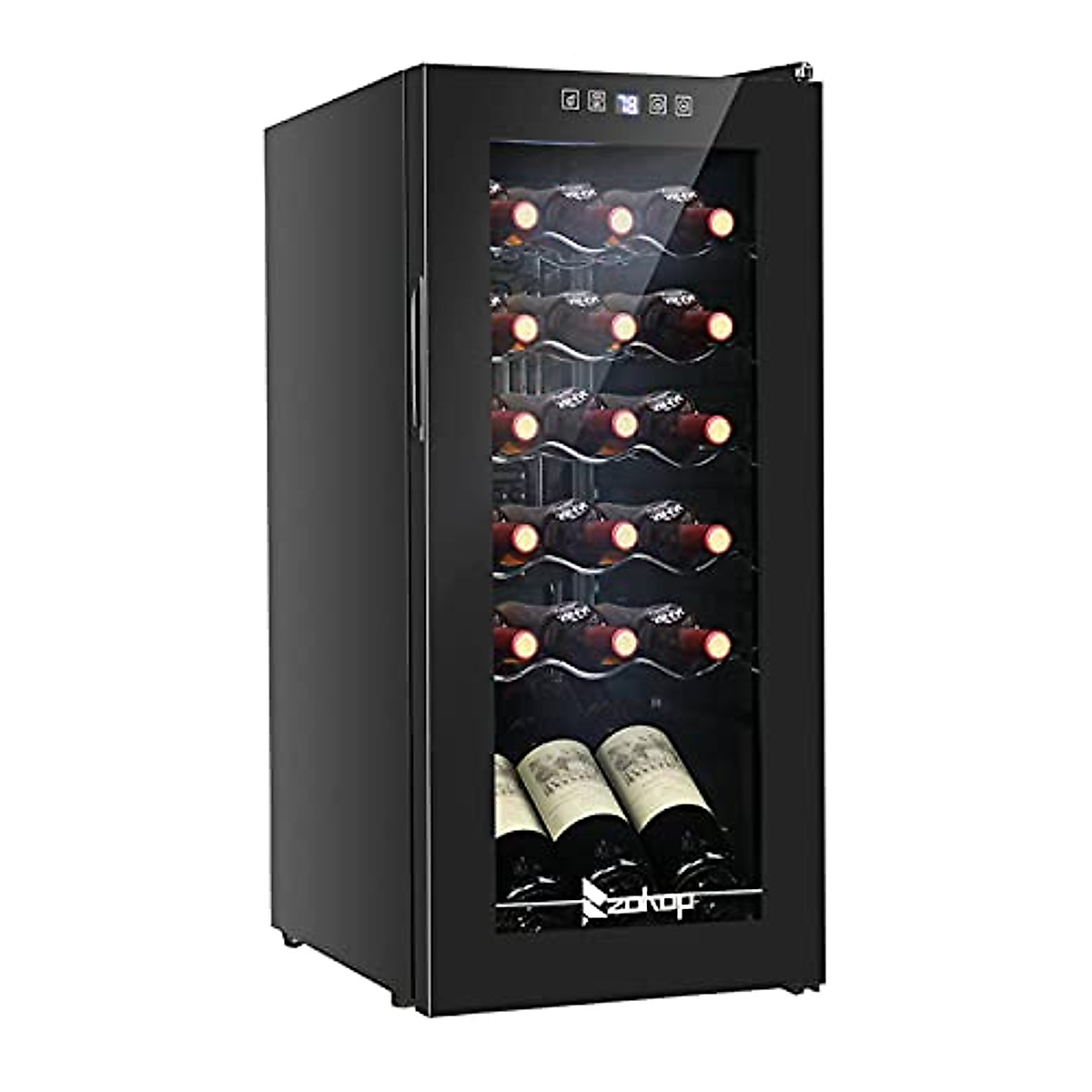 NA American Standard JC-53 AC 115V /60Hz 18Bottle/1.8Cu.Ft/52L/ Compressor Wine Cabinet Black