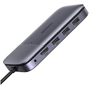 Feilx Ultra-Slim Data USB Hub for MacBook, Mac Pro, Mac Mini, iMac, Surface Pro, XPS, PC, Flash Drive, Mobile HDD
