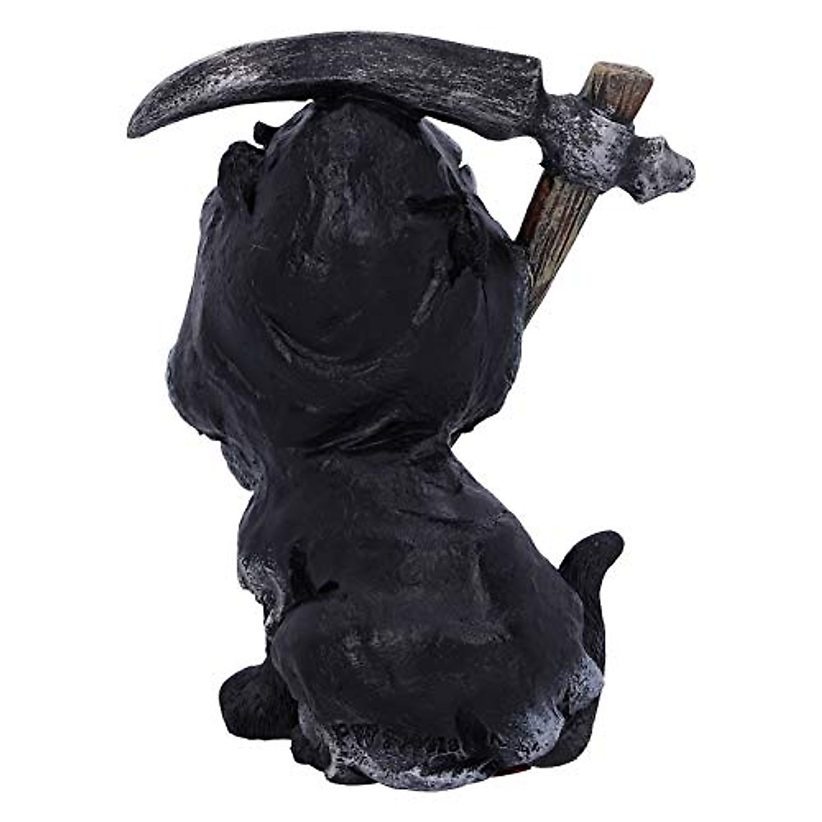 Nemesis Now Amara Grim Reaper Feline Cat Figurine, Resin, Hand-Painted, Gothic Decor, 10.2cm