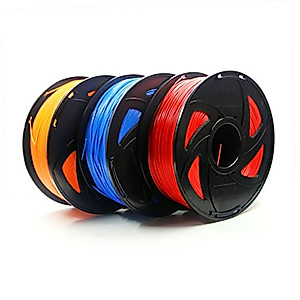 Baluue 3D Printers Impresora 3D Mm for Effective Pla Filament Material Red Silk Printer Widely Professional Shiny DIY Environmental Printing - Spool D Changing 3D Printers Impresora 3D