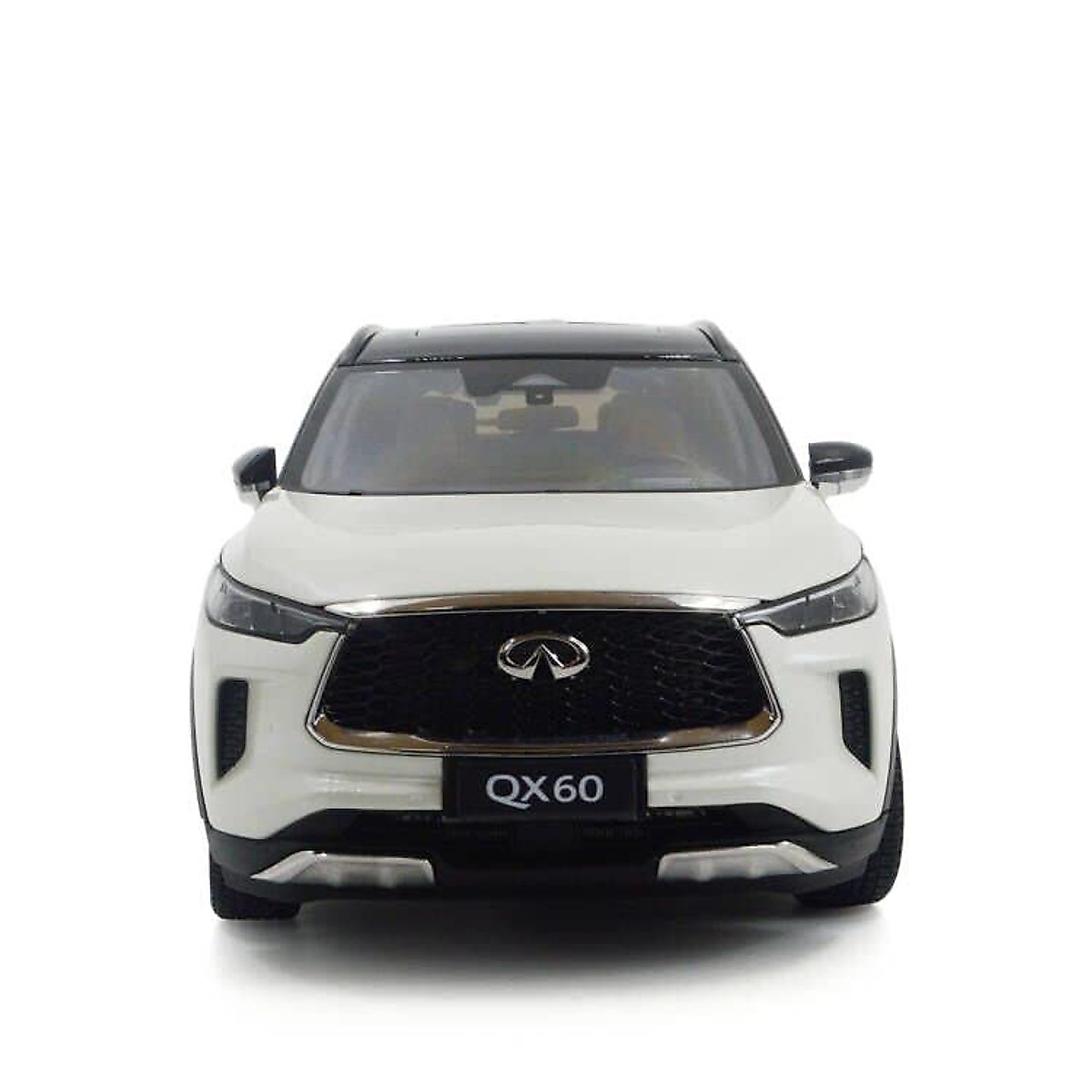 Paudi Model 1/18 Scale Diecast Cars 2022 Infiniti QX60 Model Car For Adults Collection White