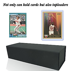 Vowcarol 800-Count Trading Card Storage Box, White Magnetic Box 4 PACKS