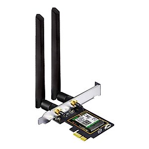 OKN WiFi 6E AX5400 PCIe WiFi Card for Desktop PC (Intel AX210) Bluetooth 5.3, WPA3, 802.11AXE Tri Band Wireless Adapter with MU-MIMO, OFDMA, Ultra-Low Latency, Supports Windows 11, 10 (64bit)