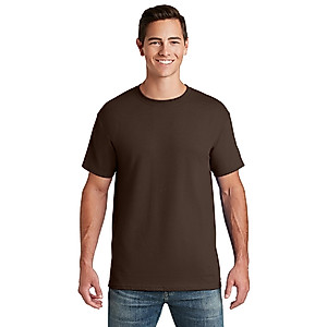 Jerzees Dri-Power Mens Active T-Shirt X-Large Chocolate