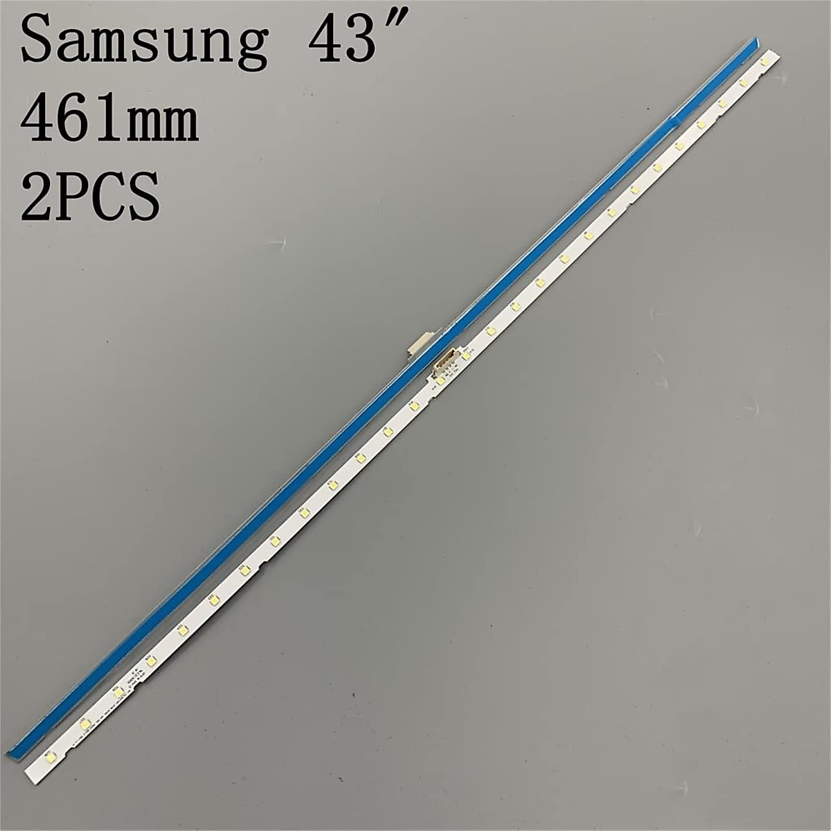 INPETS 2 PCS 28 LED Strip Light Strip Fit for Samsung 43 "TV UE43NU7100U AOT_43_NU7100F_2X28_3030C BN44-00947A UE43NU7120U