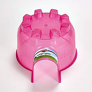 Kaytee 3 Pack of Igloo Hideouts, Large, for Guinea Pigs Ferrets Dwarf Rabbits Chinchillas and Other Small Animals