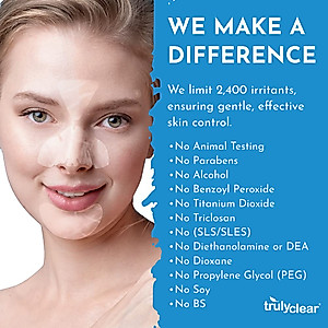 Truly Clear Hydrocolloid Acne Pimple Patches for Face & Body - 72 Count, Ideal for Cystic Acne, Zit & Blemishes - Cruelty Free Acne Dot, Spot Stickers, Acne Cover Patch - Overnight Results