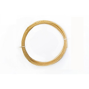 n.g.w. NGW Natural Gut Tennis Racquet Strings Natural Resin Color (Natural, 16G)