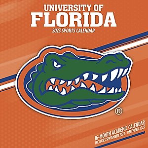 Florida Gators 2023 12x12 Team Wall Calendar