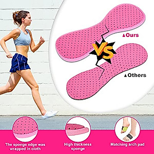 Haisalin Plantar Fasciitis Night Splint,Night Splint for Plantar Fasciitis Women & Men,Drop Foot Brace for Plantar Fasciitis,Matching Arch Pad(Pink)