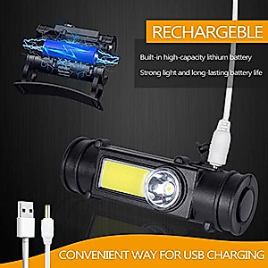 2 Pack UTV Dome Lights, Xislet Rechargeable UTV Interior LED Light Compatible with Polaris RZR Ranger Can-Am Maverick Honda Talon 1.25"-2.0" Roll Bar Cage Roof Lights