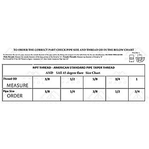 8' LP Propane GAS Hose Assembly - 3/8" Female Flare x 3/8" Female Flare Coupling Connector Fitting [3278] Low Pressure for Tanks RV BBQ Grills