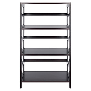 Winsome Wood Leo model name Shelving, Small, Espresso