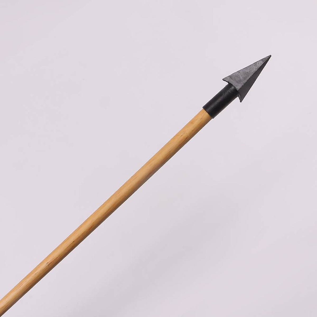 TOPARCHERY Archery Wooden Arrows, 32 inch Traditional Hunting Practice Target Arrow 5 Inch Turkey Feathers Fletching Recurve Bow Longbow(Pack of 6)