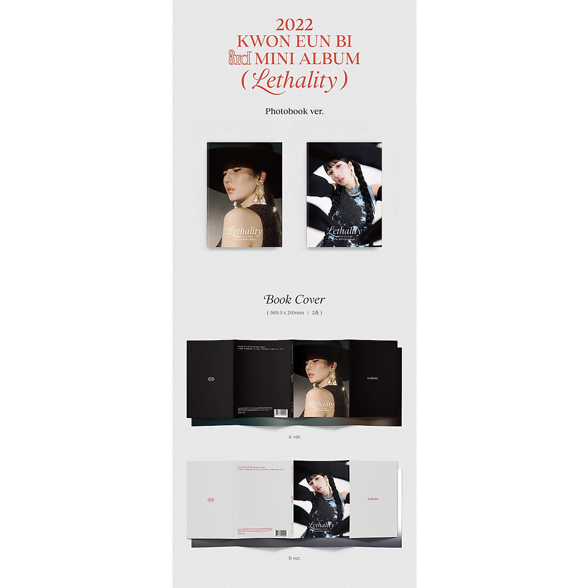 DREAMUS Kwon EUNBI IZ*ONE - 3rd Mini Album Lethality CD (A ver, CD Only (No Poster)), (VDCD6928)