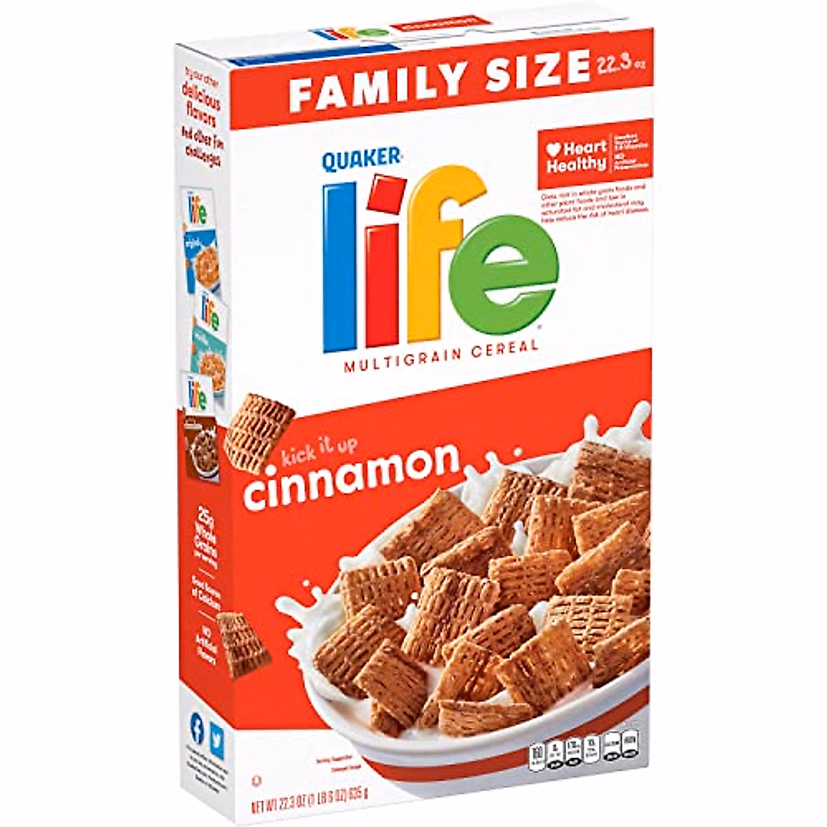 Life Cinnamon Cereal, 22.3OZ Box