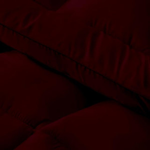 Full Size- 1 Piece 800 GSM Down Alternative 2 Inch Thick Upto 15" Deep Pocket Fluffy Mattress-Topper Protector for Extra Soft Comfortable Sleep for All Season- Full(54X75 Inche), Burgundy