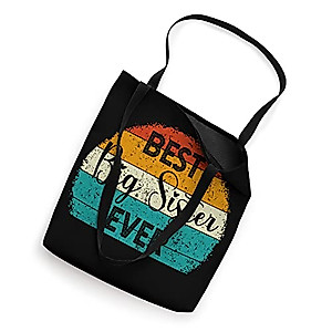 Big Sister Retro Vintage Sibling Eldest Daughter Child Tote Bag