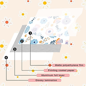 32 Pcs Credit Card RFID Sleeves Flower RFID Blocking Sleeves Include 24 Credit Card Sleeves 8 Passport Protectors Waterproof Identity Theft Protection Women RFID Card Protector