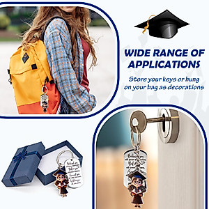 Yeiukael Graduation Gifts 2024 - Cartoon Keychains for Her Girls Him Boys High School College Kindergarten Preschool