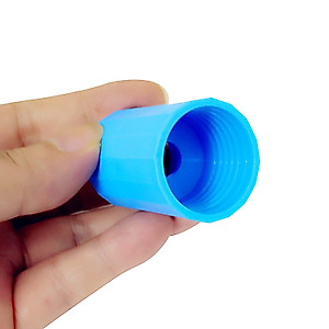 ZUPAYIPA 1 Pieces Vortex Bottle Connectors Tornado in A Bottle Fountain Connection Cyclone Tube Tornado Connector, Doesn't Leak. Blue