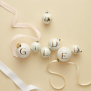 Thymes Frasier Fir Gilded Gold 3-Wick Candle - Scented Candle with a Crisp Just-Cut Forest Fragrance - Luxury Home Fragrance - Elegant Holiday Candle - Gold Jar Candle (17 oz)