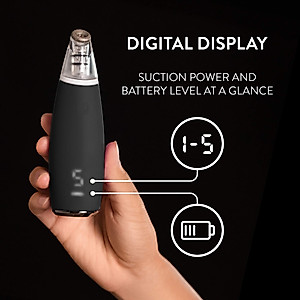 Microderm GLO GEM Diamond Microdermabrasion and Suction Tool - Best Pore Vacuum for Skin Toning - #1 Advanced Facial Treatment Machine - Promotes Collagen Production for Tone, Bright & Clear Skin