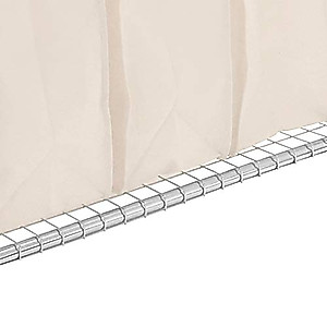 Seville Classics Laundry Hamper Sorter Cart Mobile Premium 3-Bag with Clothes Rack, Chrome