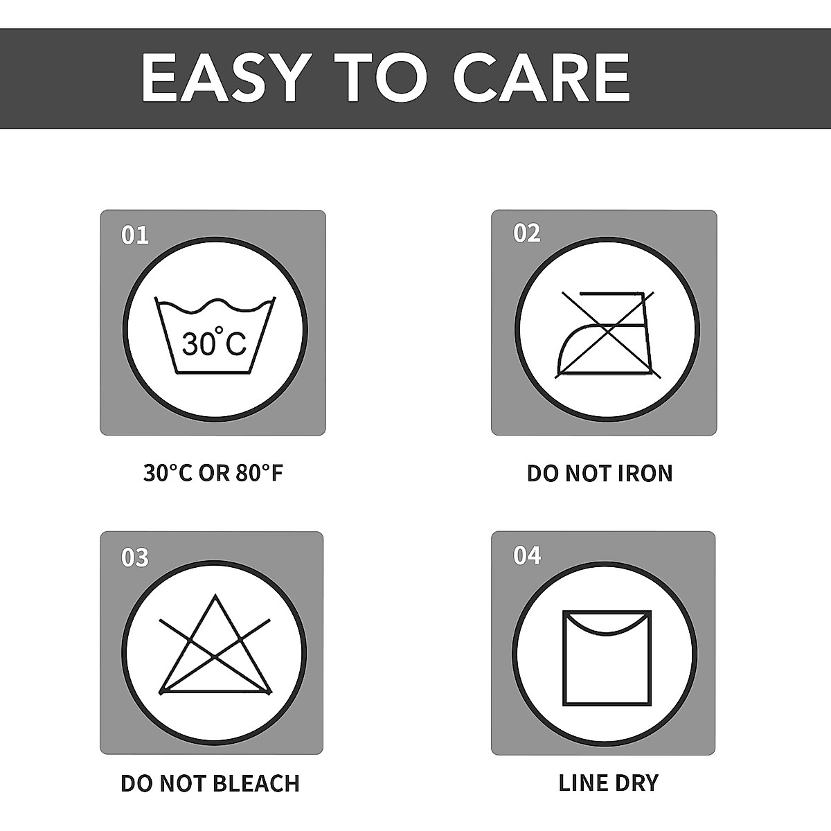 Easy-Going 100% Dual Waterproof Stretch Ottoman Cover Rectangle Folding Storage Stool Furniture Protector Soft Slipcover for Living Room with Elastic Bottom (Large, Dark Gray)