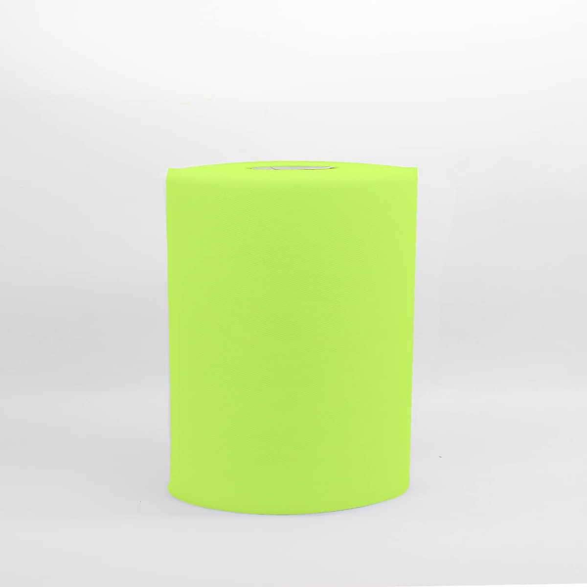 Tulle Fabric Rolls by Yards, Tulle Organza Fabric Spool for DIY Decor Wedding Backdrop Crafts Birthday Party Supplies Tulle Spool for Gift Bow Craft Tutu Skirt (6" X 100 Yards, Apple Green)