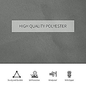 Outsunny 10' x 12' Universal Gazebo Sidewall Set with 4 Panels, Hooks/C-Rings Included for Pergolas & Cabanas, Grey