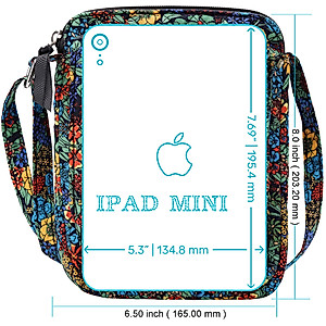 Brentano Cotton quilted small crossbody wallet purse (DESERT BLOOM)