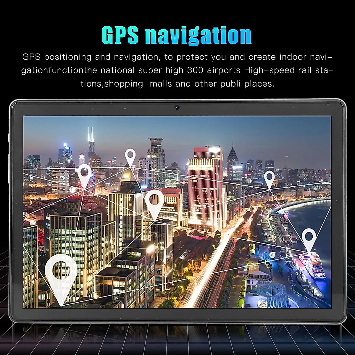 10.1 Inch Tablet, for Android 12 Tablet with 12GB RAM 256GB ROM, 10 Core CPU, 8+20MP Dual Cameras, 5G WiFi, Office Tablet for Work, Gaming (Blue)