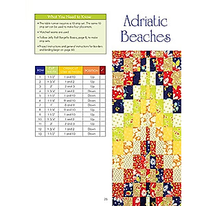 Jelly Roll Bargello Quilts (Landauer) Clear How-To Instructions for a Beginner-Friendly, Easy-to-Learn Technique to Create a Mesmerizing Optical Illusion of Graceful Movement, Waves, & Curves