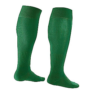 NIKE Men's U Classic Ii Cush OTC-Team Socks, Green, Youth Large / 11-13