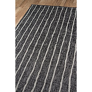 Novogratz Villa Collection Sicily Indoor/Outdoor Area Rug, 2'0" x 3'0", Charcoal