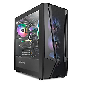 iBUYPOWER TraceMesh Gaming PC Computer Desktop TraceMeshI7N4601 (Intel Core i7 13700F, RTX 4060 8GB, 32 GB DDR5 5200 Mhz RGB (16 x 2), 1TB NVMe SSD, Windows 11 Home)