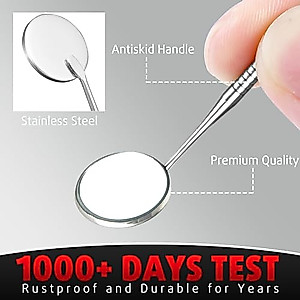 G.CATACC Dental Tools, Plaque Remover for Teeth, Metal Dental Pick Teeth Cleaning Tools Kit, Stainless Steel Oral Care Dental Hygiene Kit with Tooth Scraper Plaque Tartar Remover - with Case