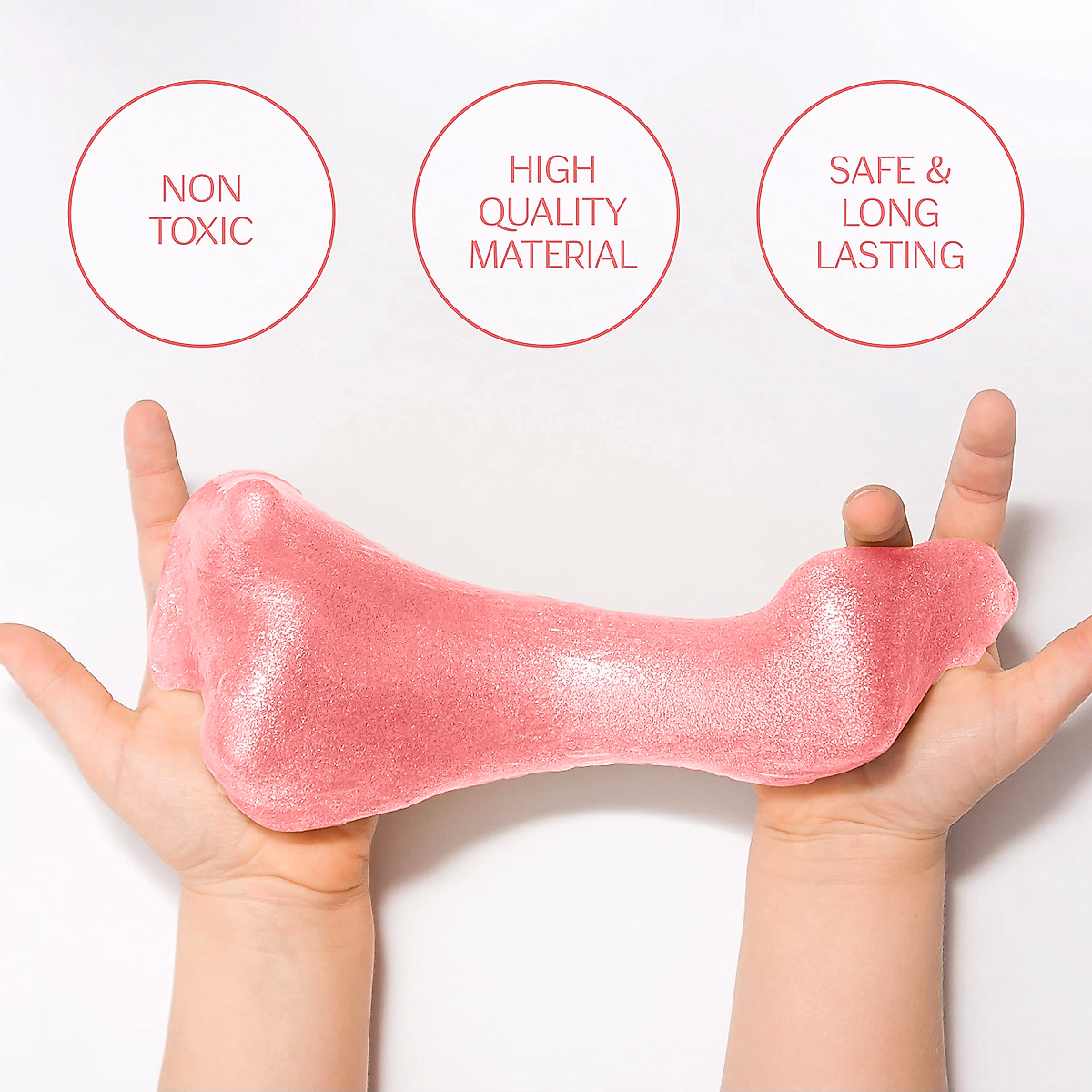 Goody Putty Pink Fidget Putty Toy Set Pink Party Favor for Girls