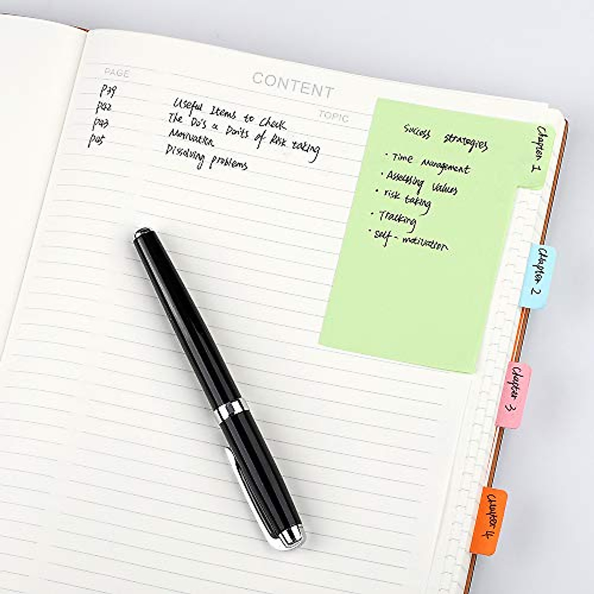 AHGXG B5 College Ruled Notebook Softcover Journals(2-Pack) Large Composition Notebook 7.6 x 10 inch with Thick 100gsm Lined Paper, Total 408 Numbered Pages, Black Black