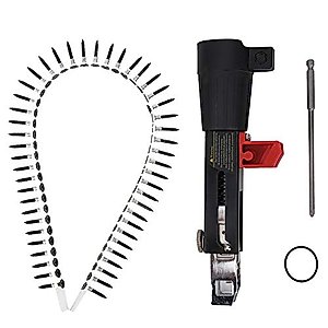 Automatic Chain Nail Gun, Electric Drill Chain Nail Gun Adapter Screw Tightening Equipment Woodworking Tool