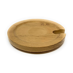 Stoneware Honey Pot with Acacia Wood Dipper and Lid by Hearth and Hand with Magnolia (Standard version)