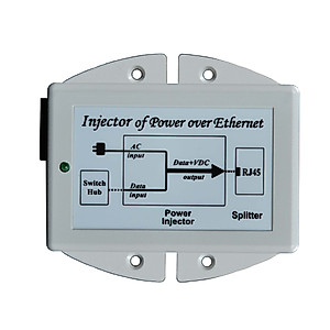 Tycon Systems TP-POE-24G 24W Gigabit POE Power Inserter - US Power Cord, 24V