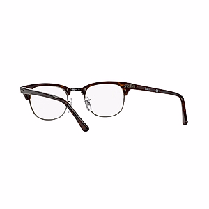 Ray-Ban Clubmaster Square Eyeglasses, Tortoise, 49 mm