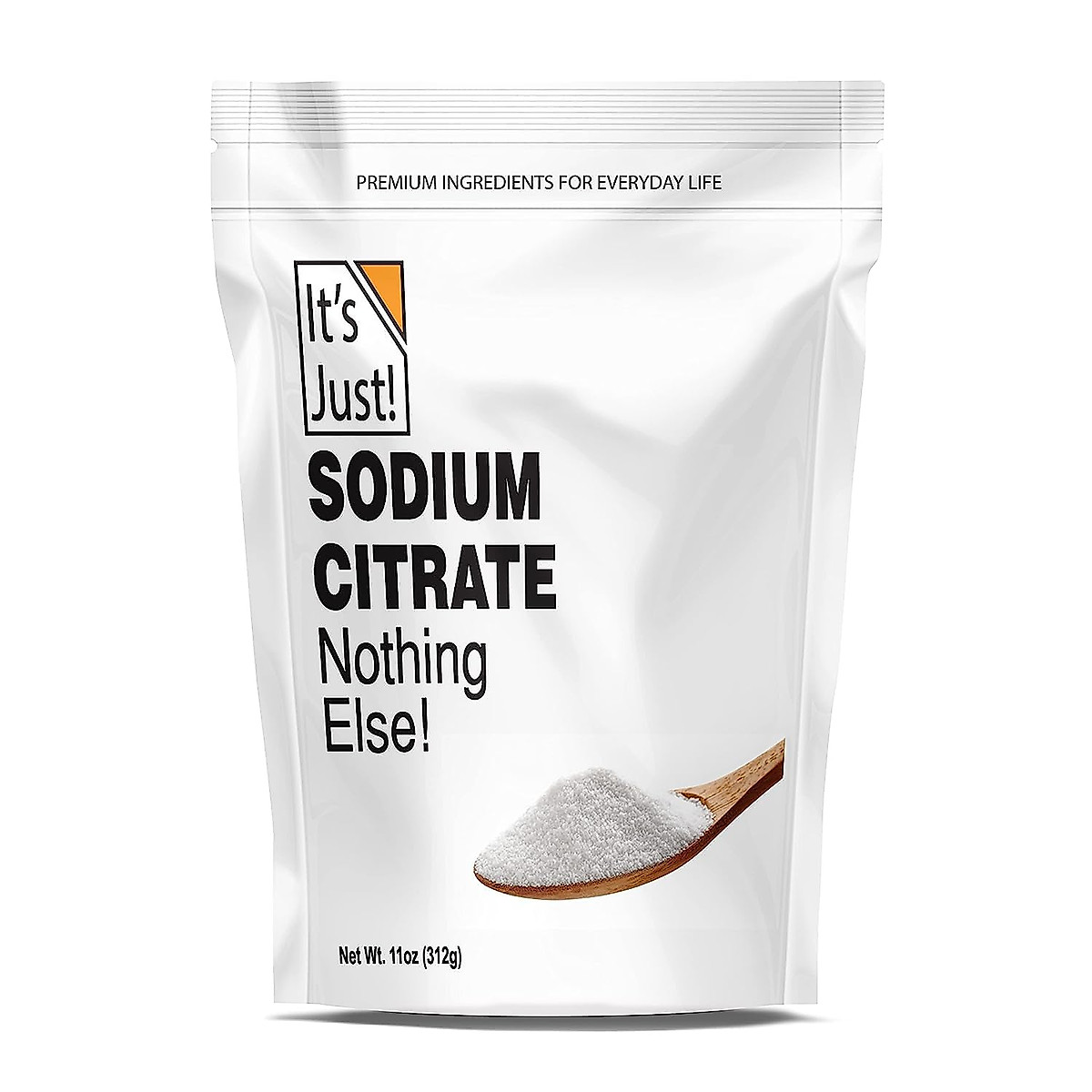 It's Just - Sodium Citrate, Food Grade Thickener, Non-GMO, Cheese Sauce Emulsifier, Spherification, Preserve Foods, 11oz