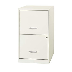 Office Dimensions 18" Deep 2 Drawer Metal File Cabinet