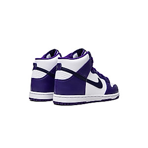 Nike Preschool Dunk HI (PS) DH9753 100 - Size 11C, Sail/University Blue-white-bla, 11 Little Kid