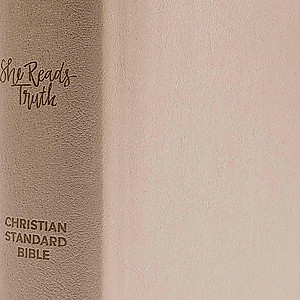 CSB She Reads Truth Bible, Champagne Gold LeatherTouch, Black Letter, Full-Color Design, Wide Margins, Journaling Space, Devotionals, Reading Plans, Single-Column, Easy-to-Read Bible Serif Type