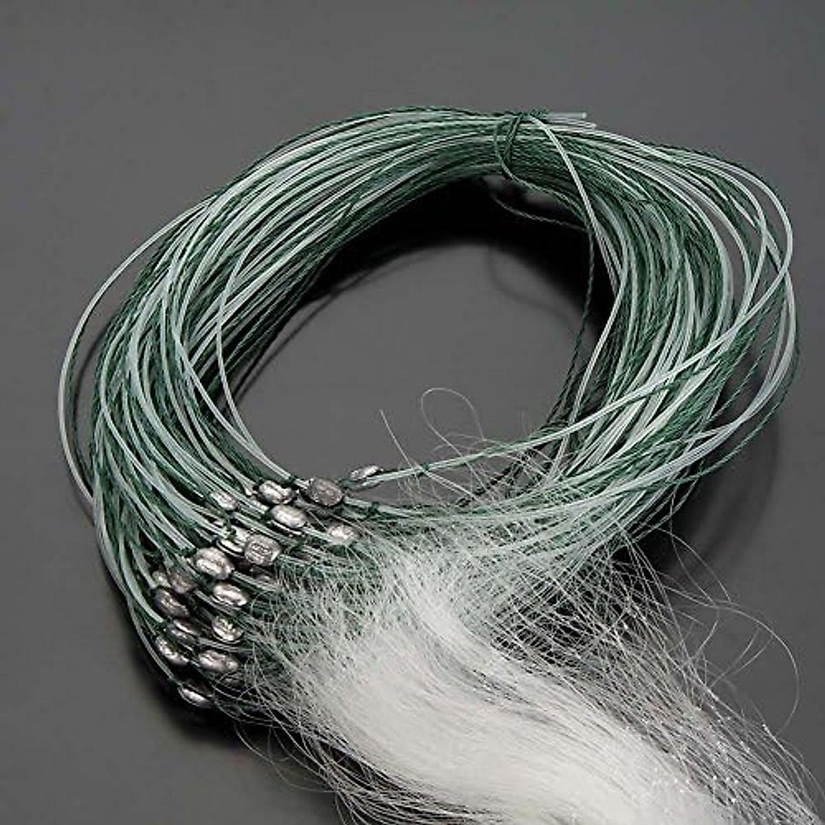 Lixada 25m 3 Layers Monofilament Fishing Fish Gill Net with Float #1/#2/#3/#4/#5/#6