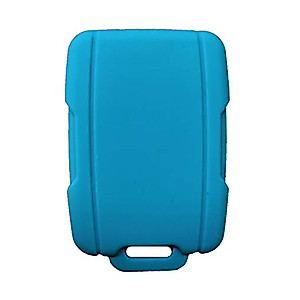KAWIHEN Silicone Key Fob Cover Protector Fit for 2014 2015 2016 2017 Chevrolet Chevy Silverado Colorado Tahoe Suburban Gmc Yukon Sierra 13577770 2288148 M3N-32337100